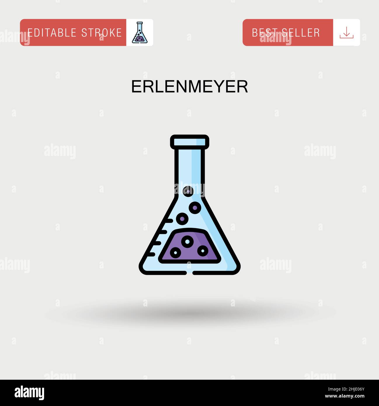 Research erlenmeyer Stock Vector Images - Alamy