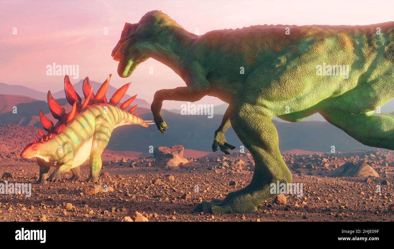 T Rex Vs Stegosaurus