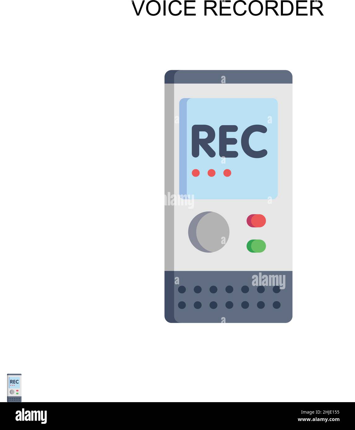 Digital phone recorder Stock Vector Images - Alamy