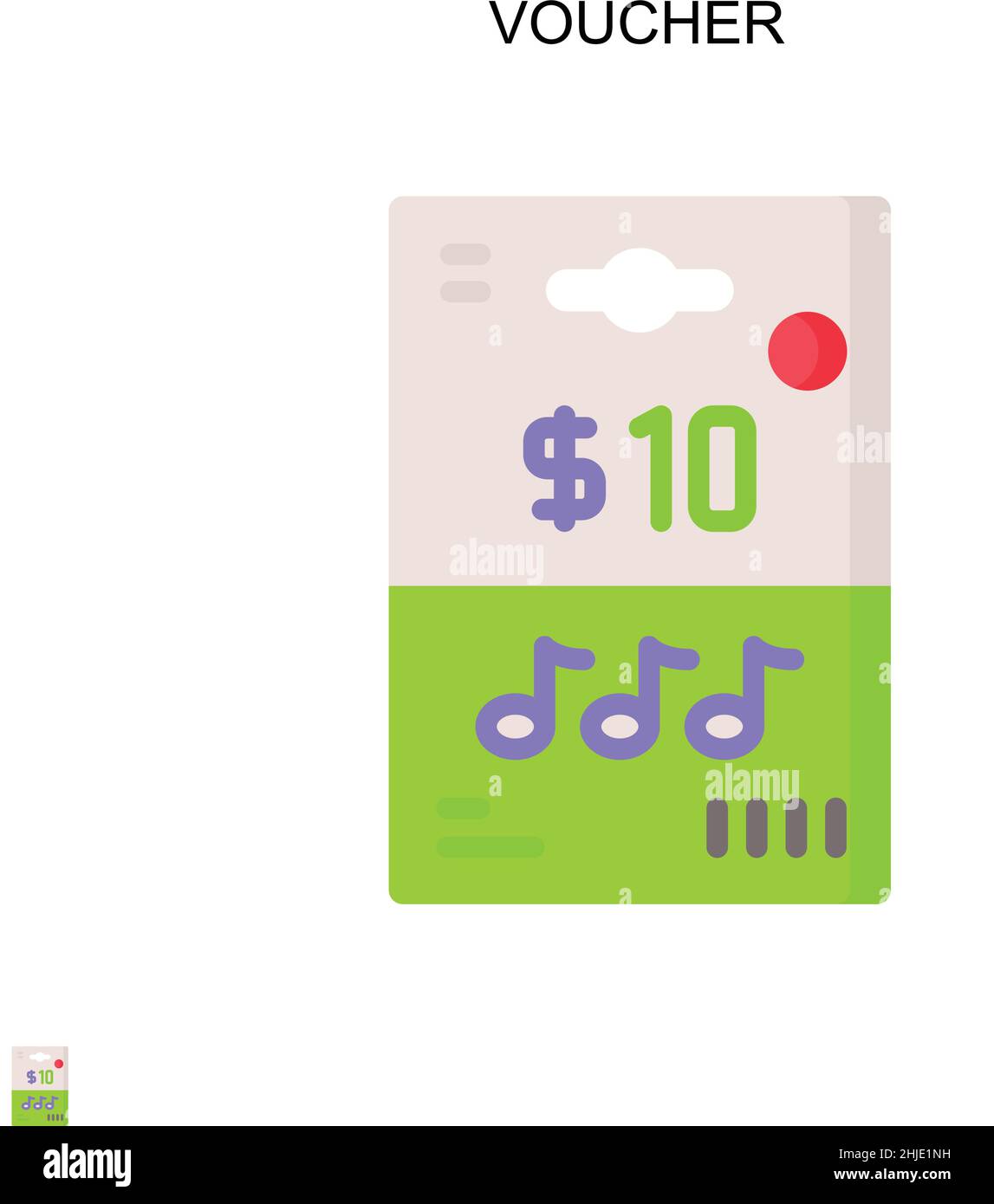 Voucher icon Stock Vector Images - Alamy