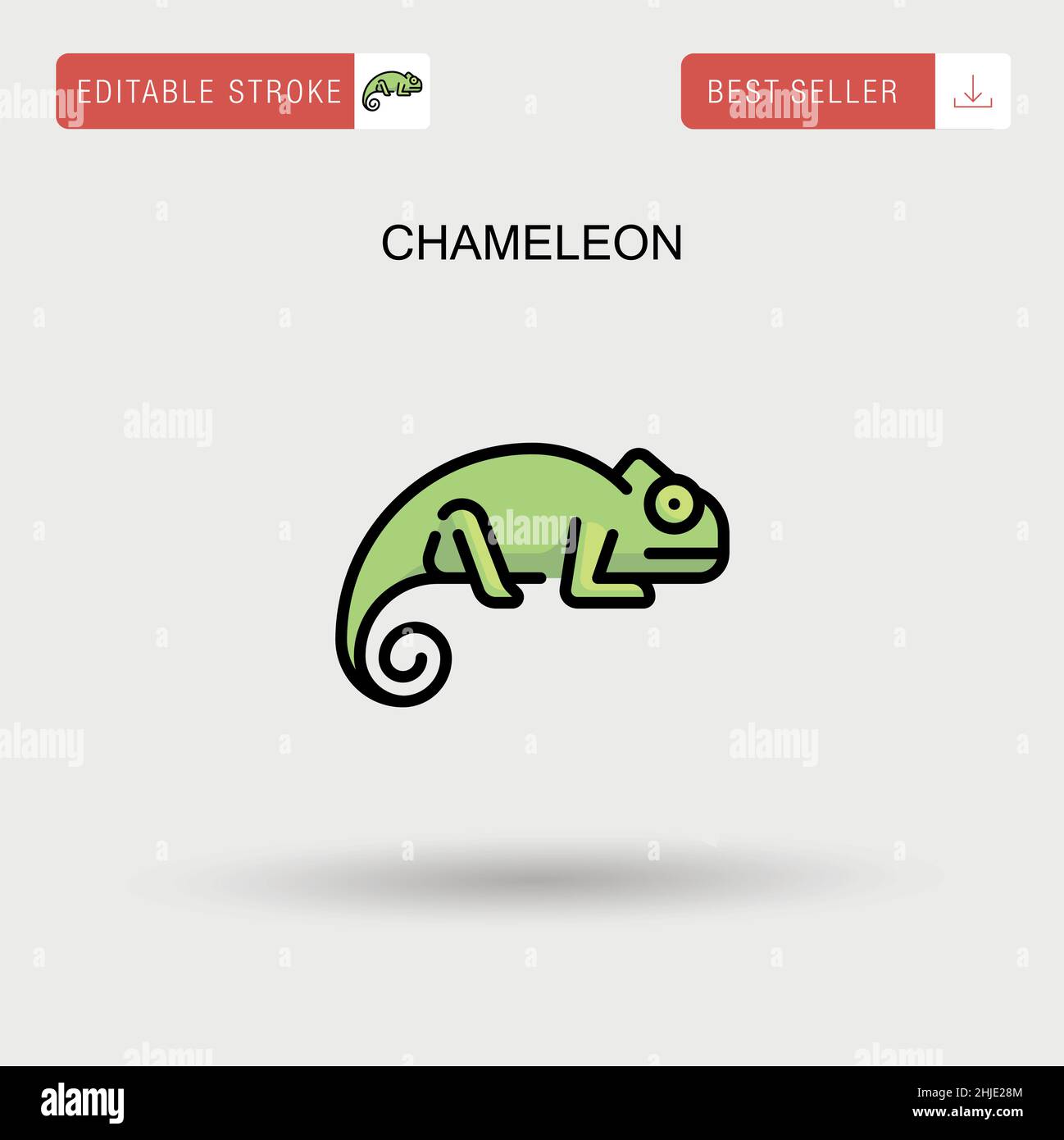 Chameleon Stock Vector Images - Alamy