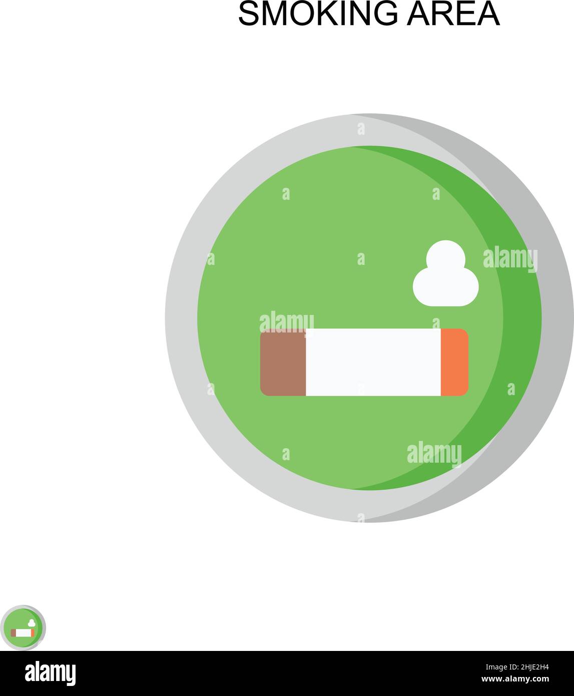 Smoking is permitted Stock Vector Images - Alamy