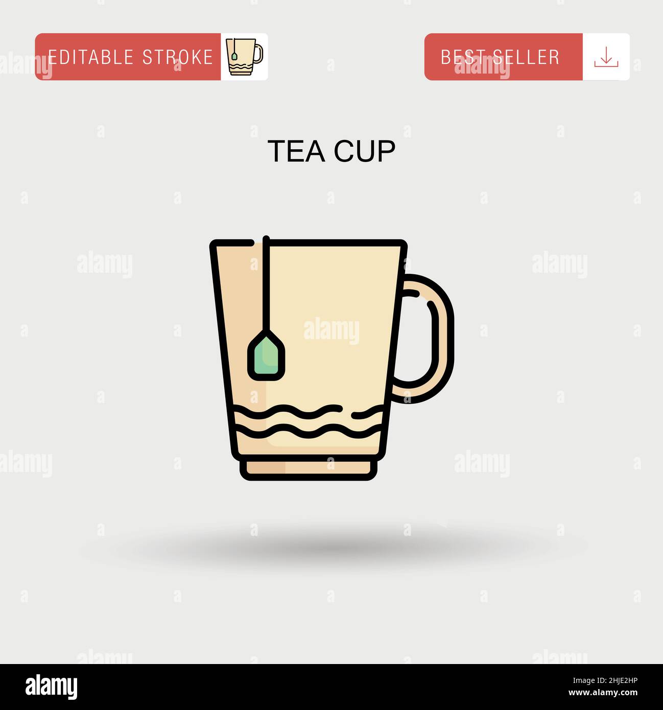 Teacup and saucer white background Stock Vector Images - Alamy