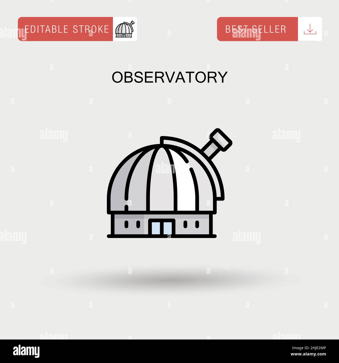Architecture observatory Stock Vector Images - Alamy