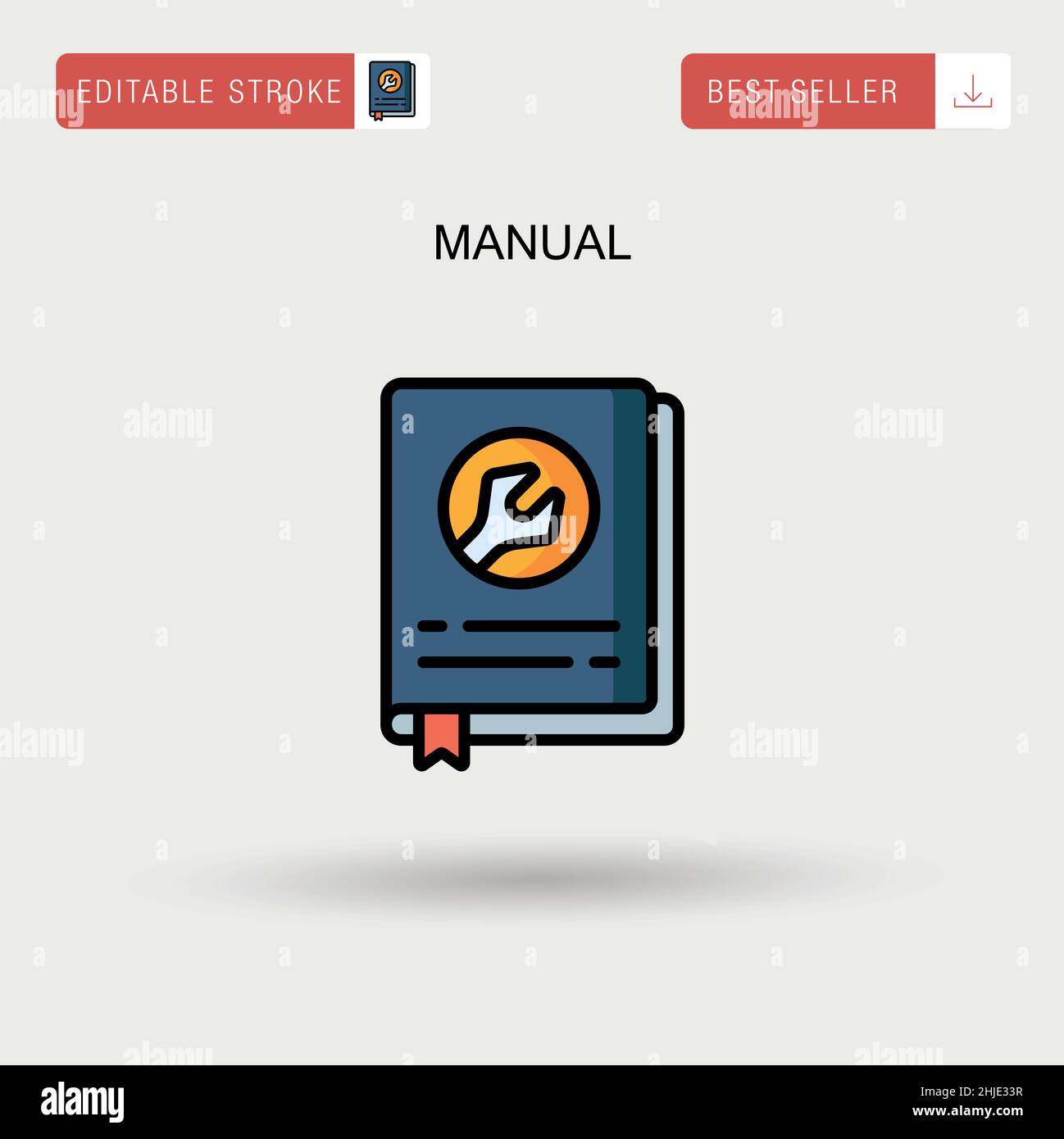 Manual Simple vector icon Stock Vector Image & Art - Alamy