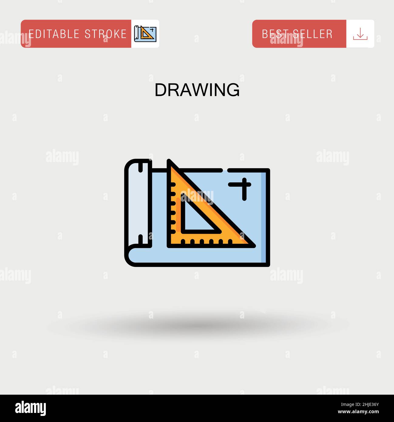 Drawing Simple vector icon Stock Vector Image & Art - Alamy