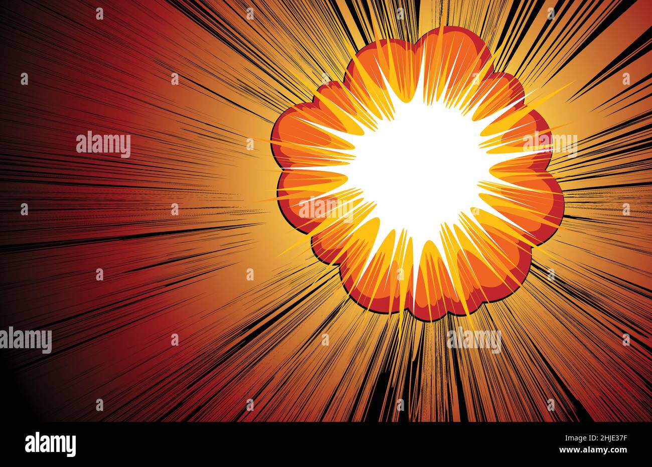Bang explosion yellow hi-res stock photography and images - Alamy