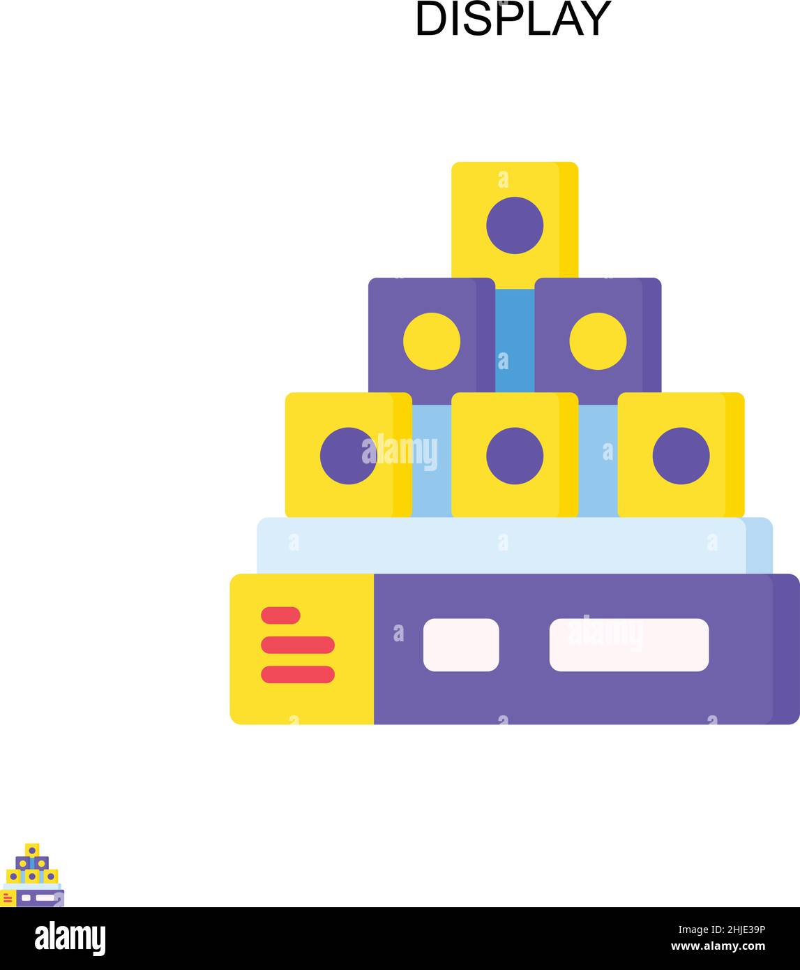 3d display icon hi-res stock photography and images - Alamy