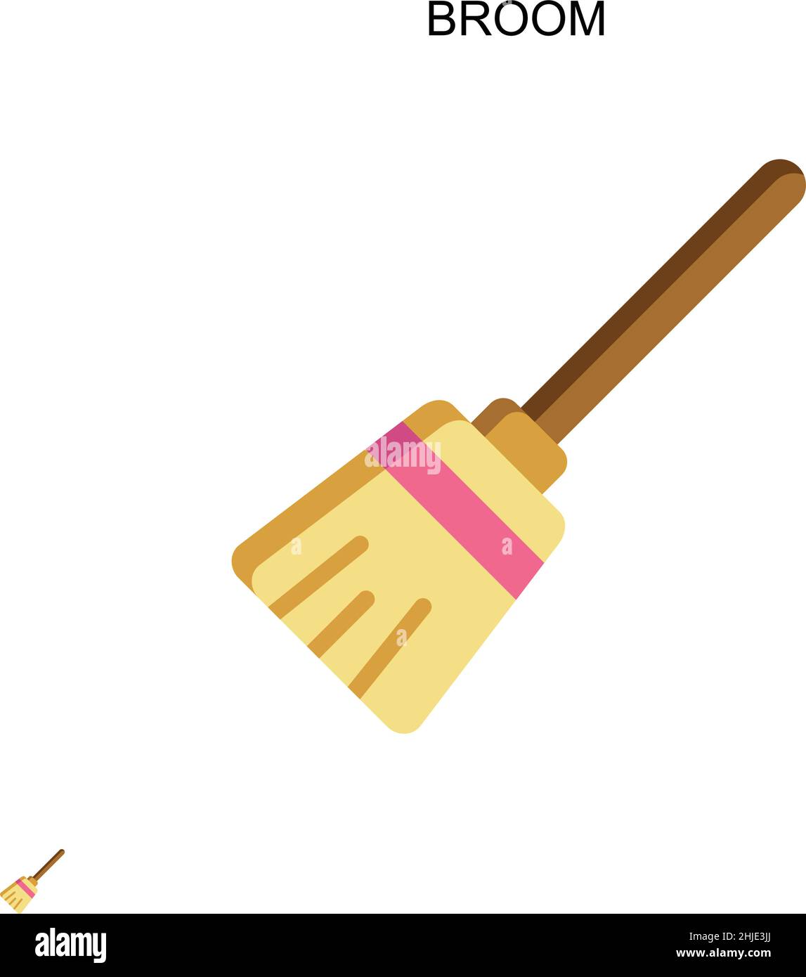 Broom Stock Vector Images - Alamy