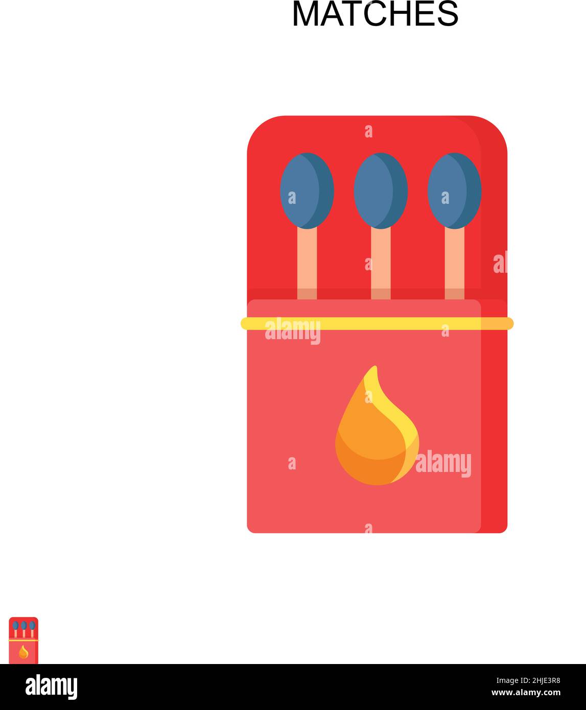 Matchbox match Stock Vector Images - Alamy
