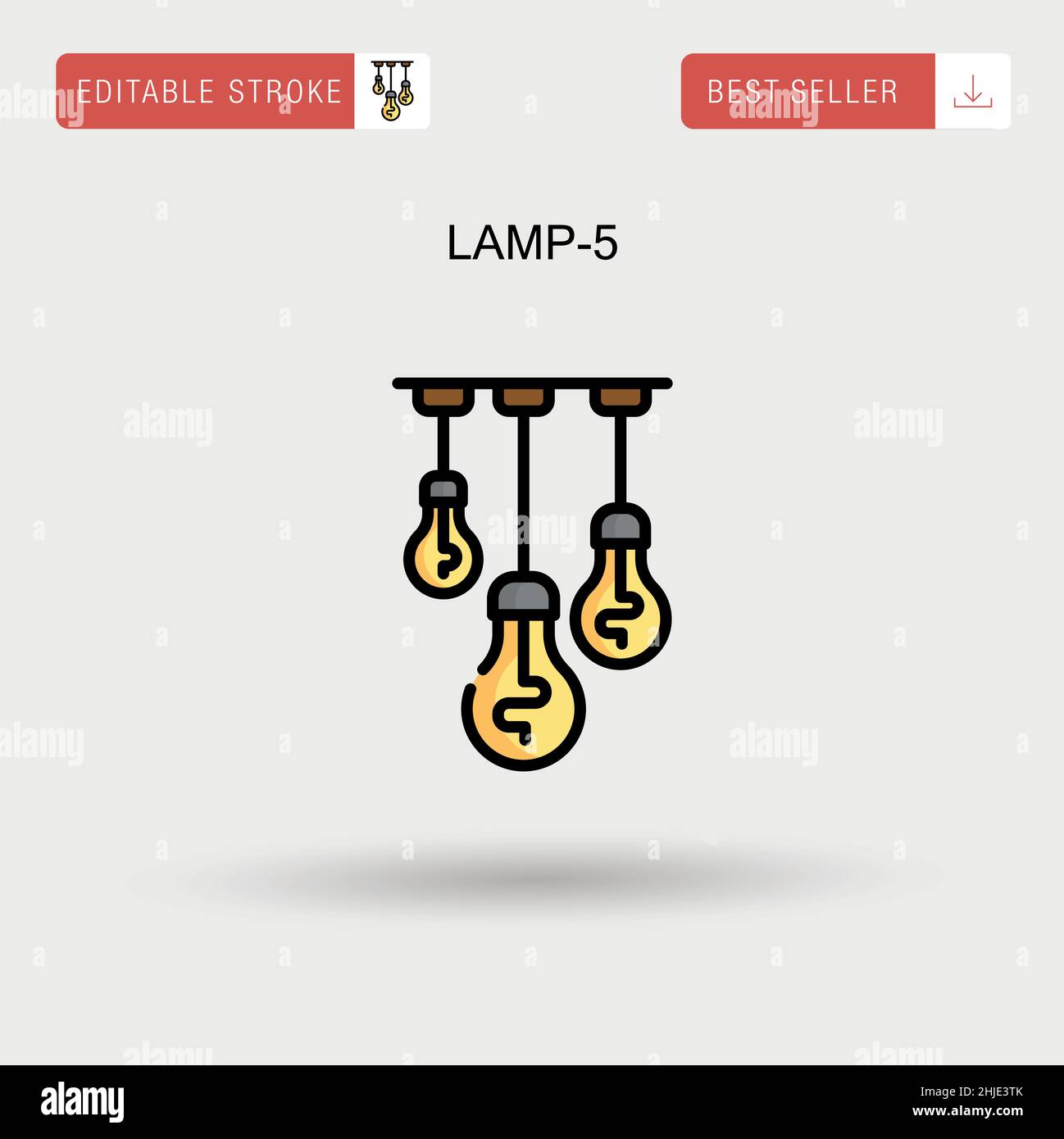 Five lamp Stock Vector Images - Alamy