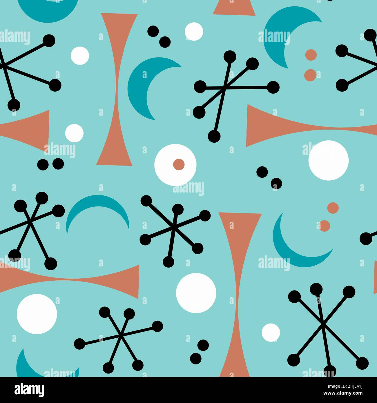 vintage fabric geometric abstract mcm mid-century Visual Arts Dyeing ...