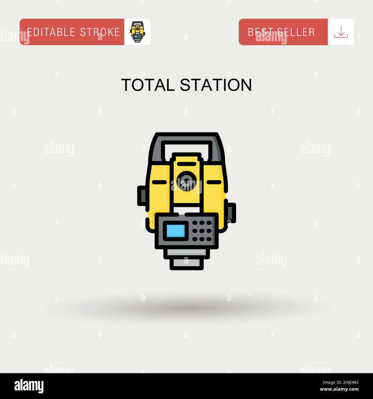 Total Station Stock Vector Images - Alamy