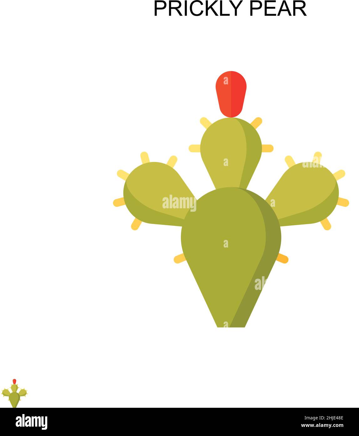 Prickly yellow fruit Stock Vector Images - Alamy