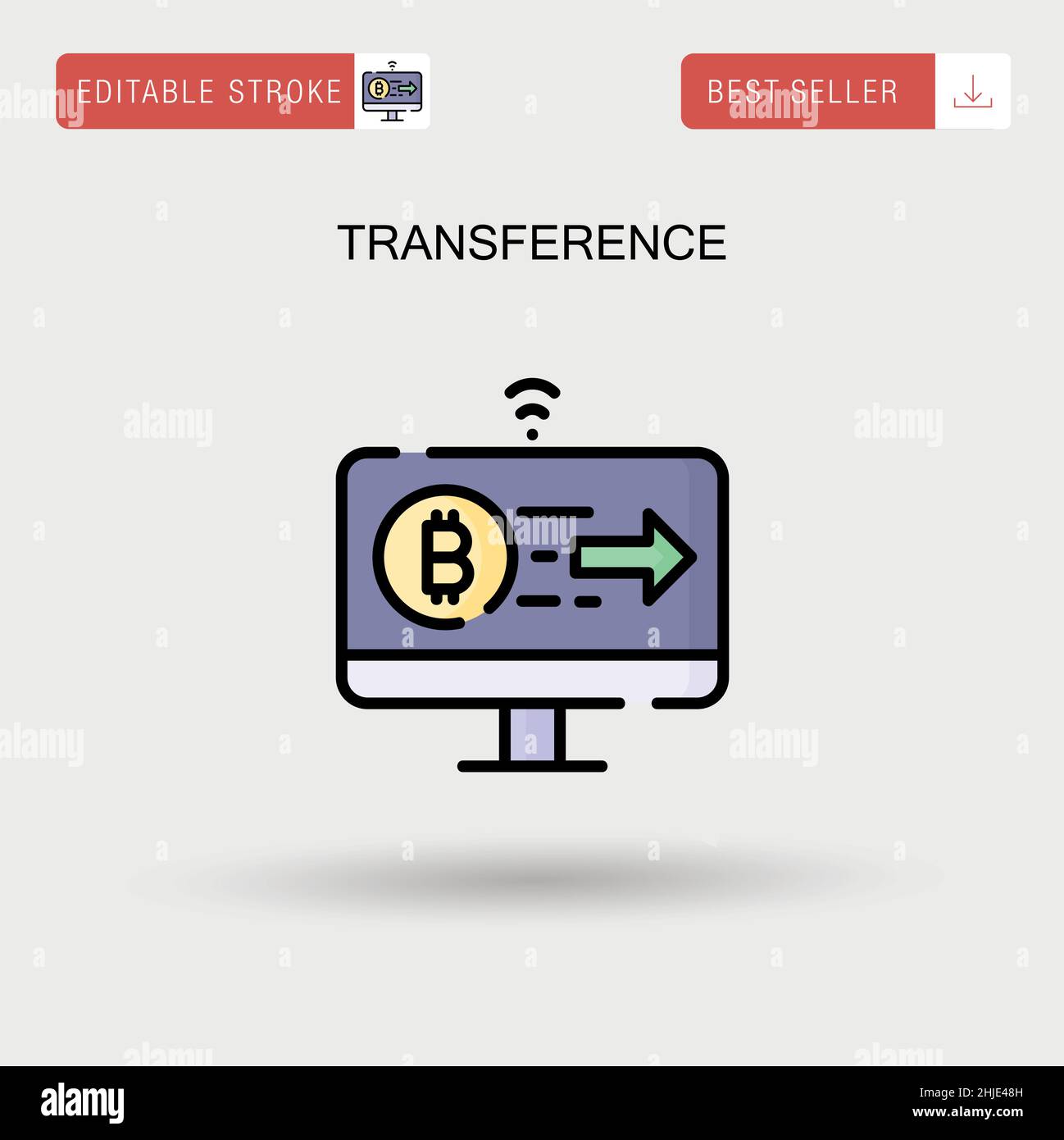 Transference Simple vector icon Stock Vector Image & Art - Alamy