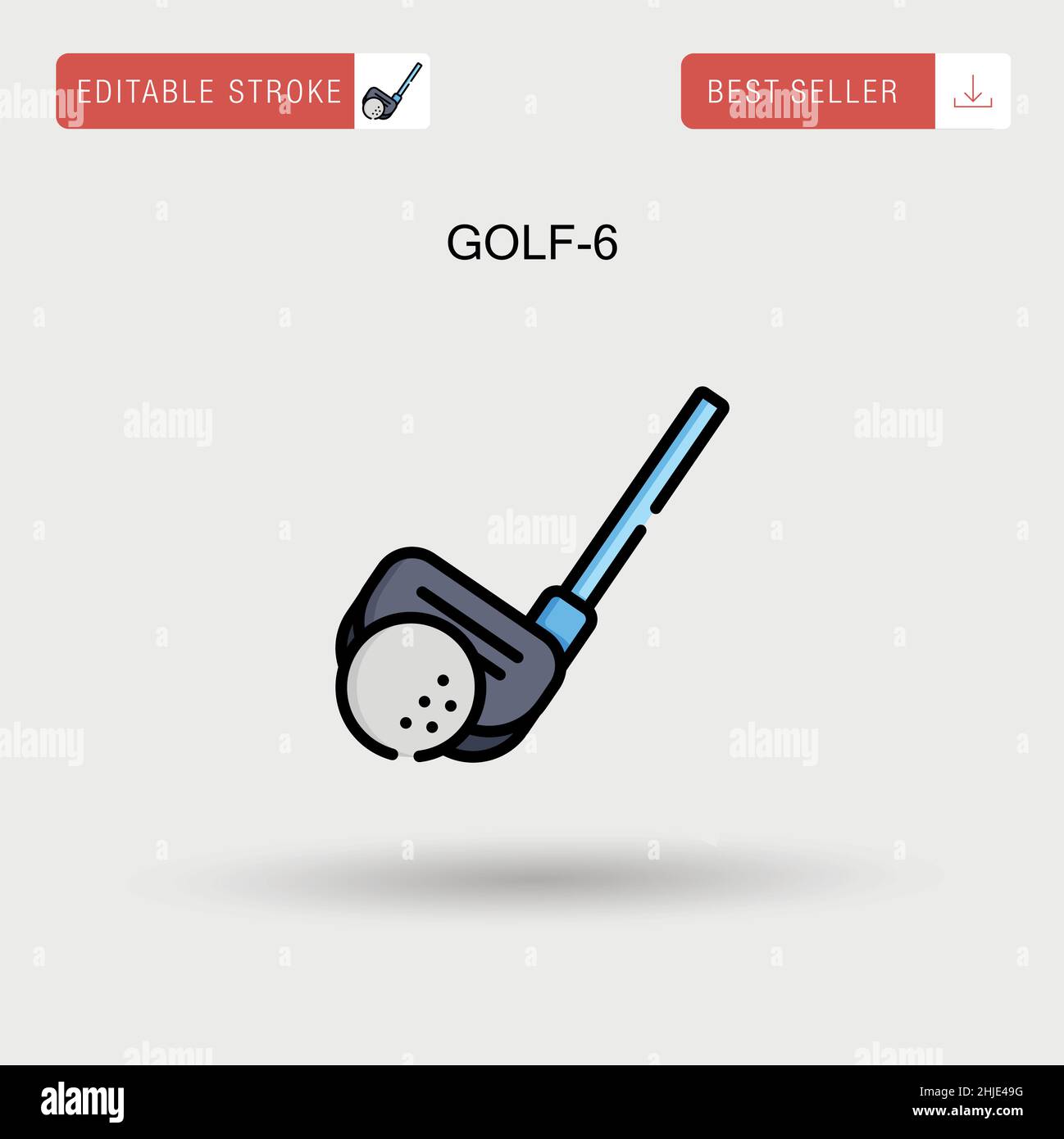 The links golf course Stock Vector Images - Alamy