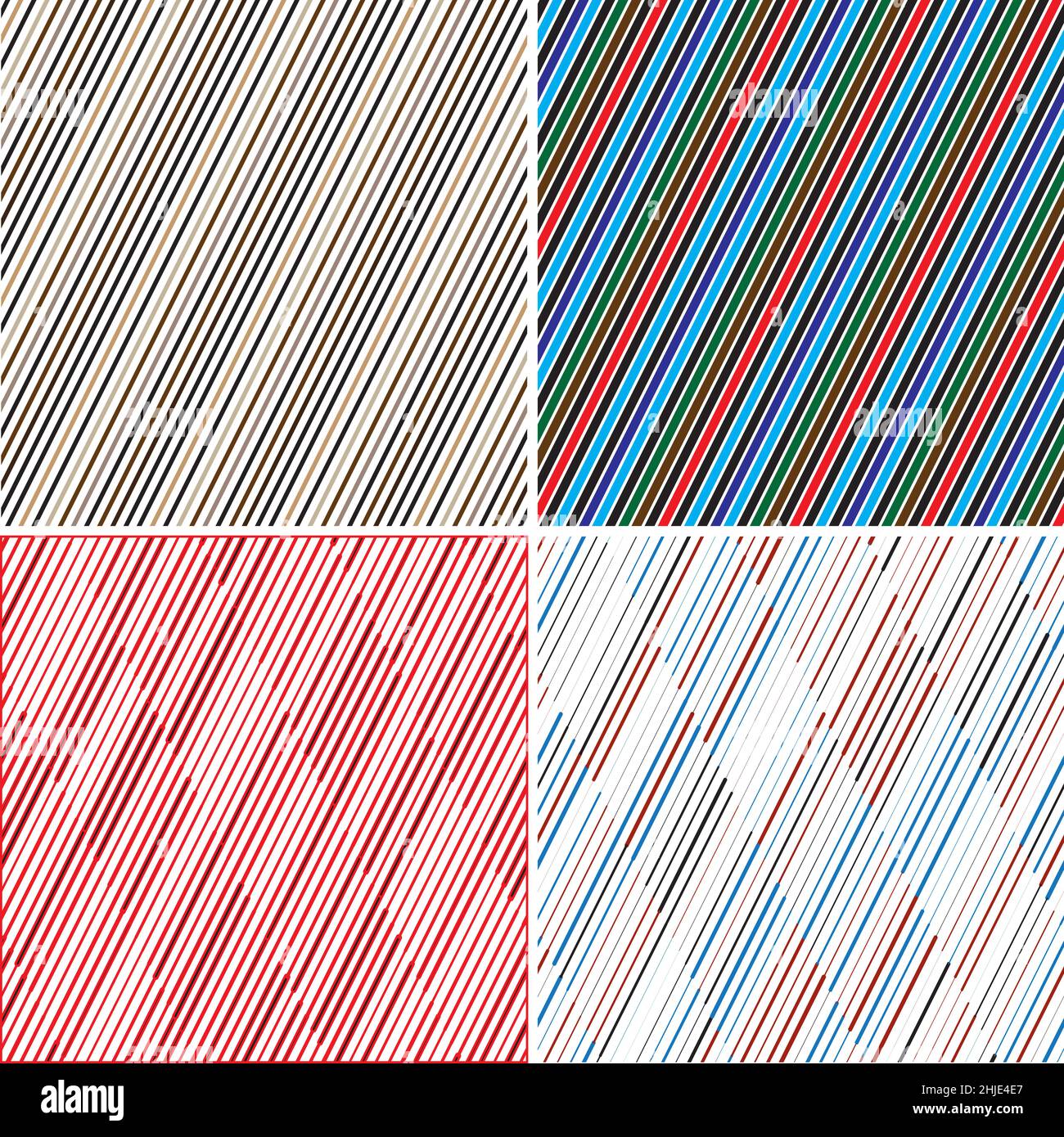 4 different vector patterns in the same package(eps). One pattern is ...