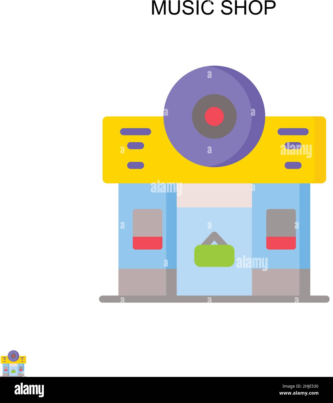 Buying musical instruments Stock Vector Images - Alamy