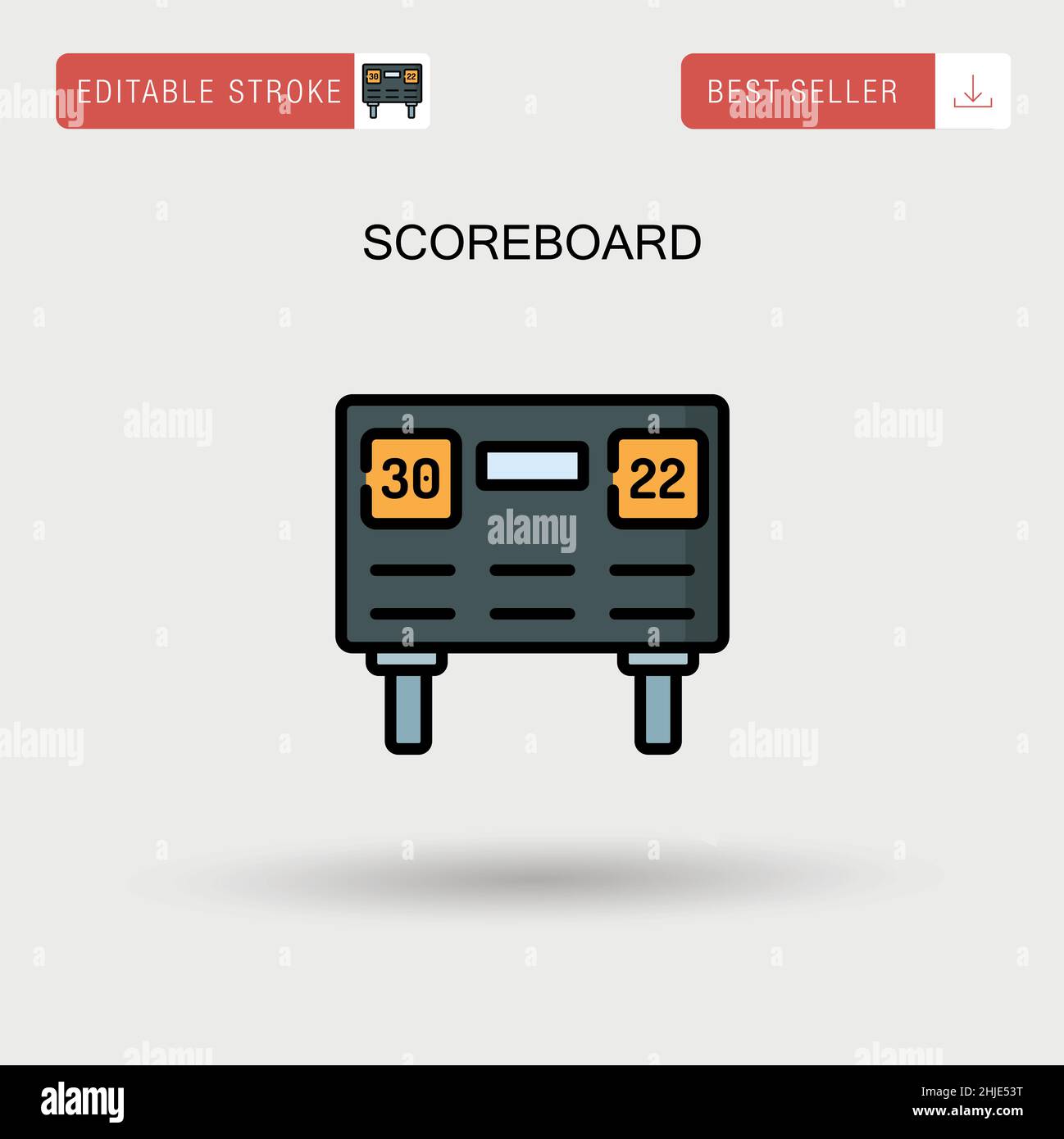 Stadium clock Stock Vector Images - Alamy