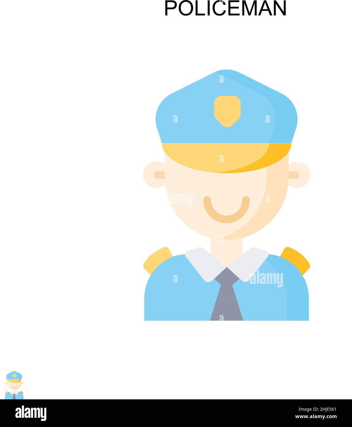 Policeman uniform Stock Vector Images - Alamy