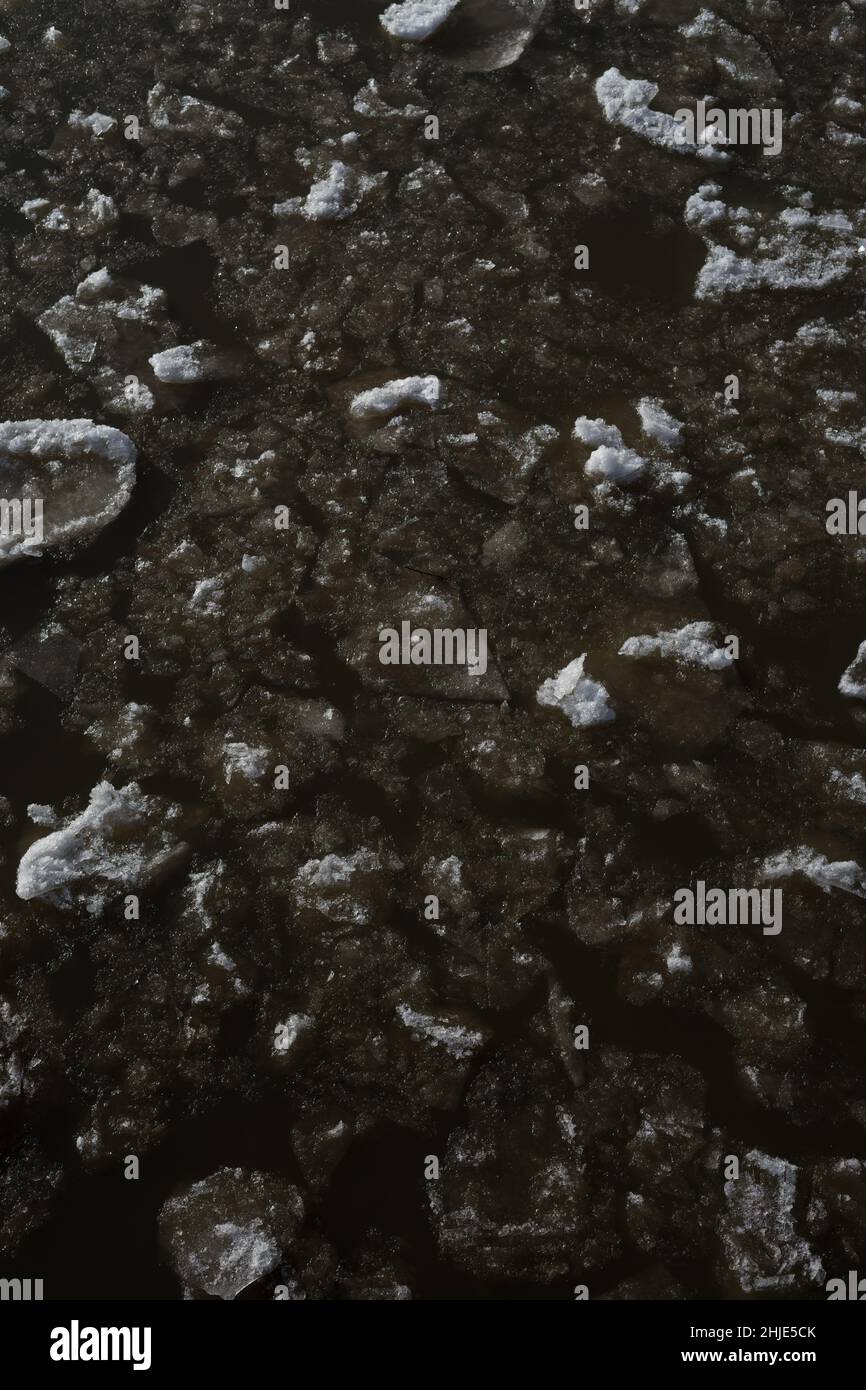 Texture ice in sand hi-res stock photography and images - Alamy