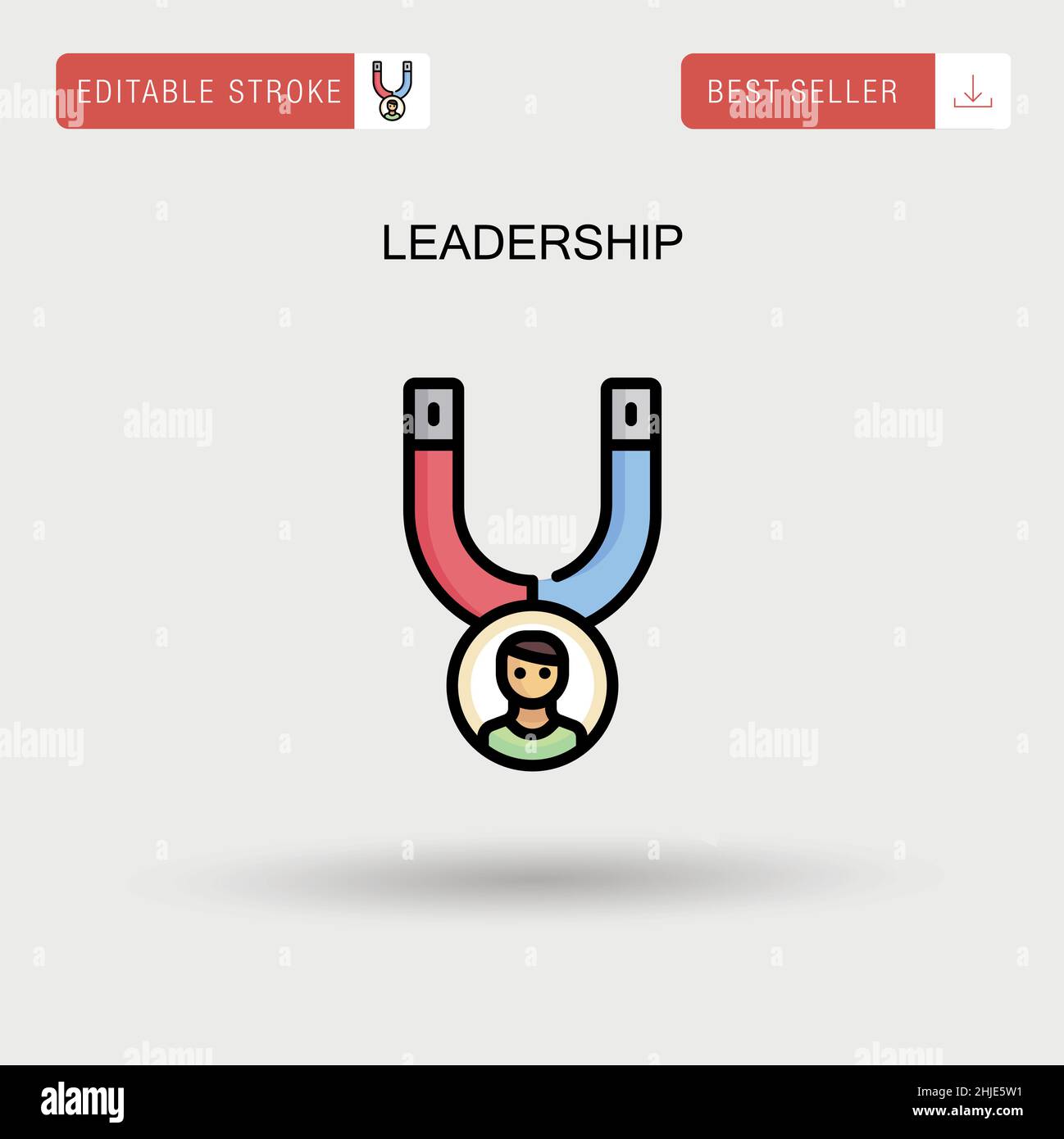 Leadership Simple vector icon Stock Vector Image & Art - Alamy