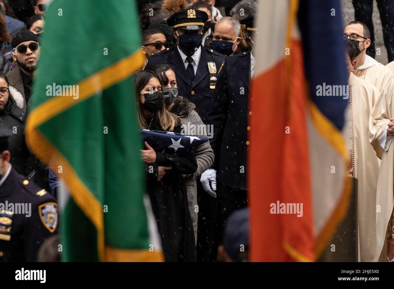 Nypd flag hi-res stock photography and images - Alamy