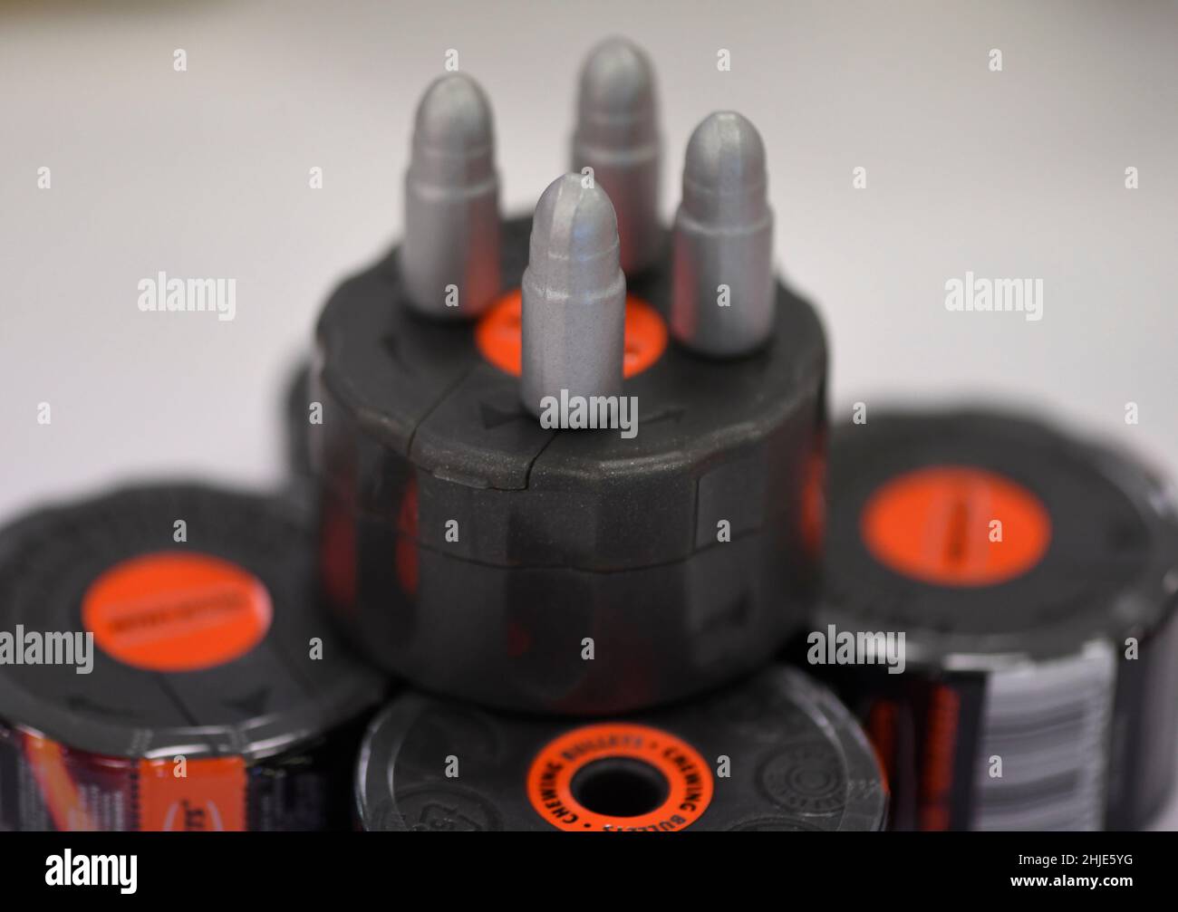 Cologne, Germany. 28th Jan, 2022. Gun bullets as energy boosters can be ...