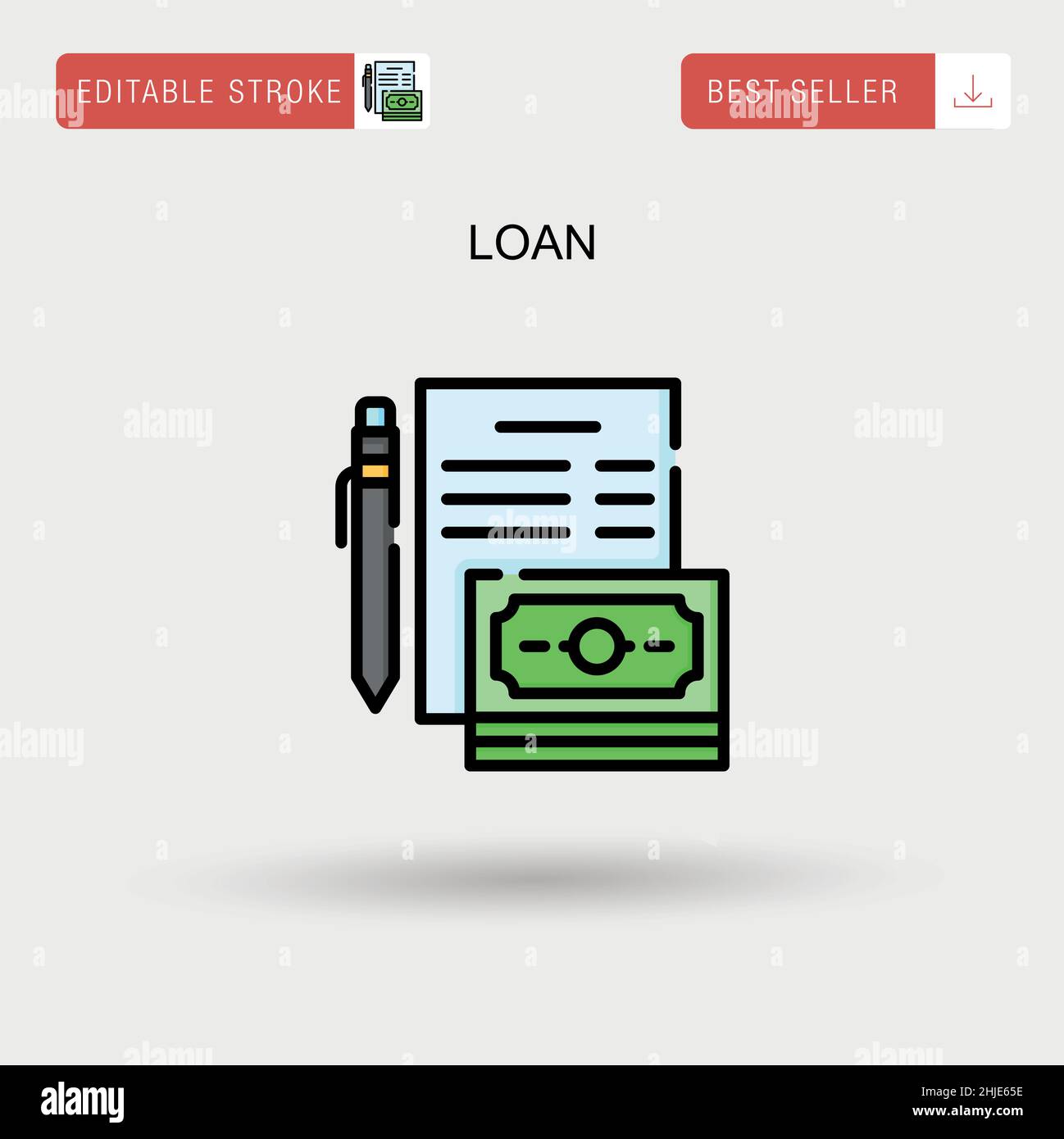 Loan approval concept Stock Vector Images - Alamy