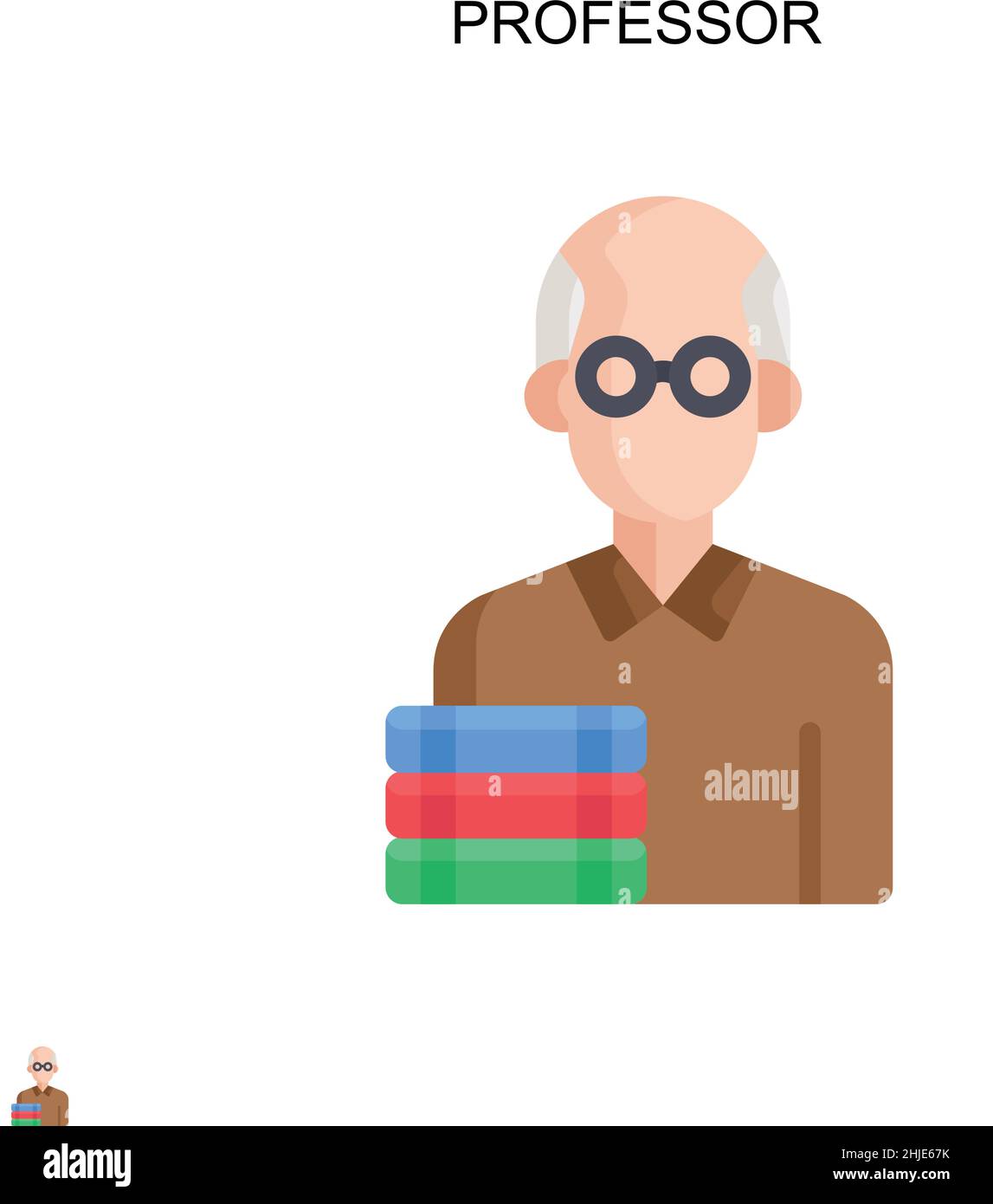 Old female university lecturer Stock Vector Images - Alamy