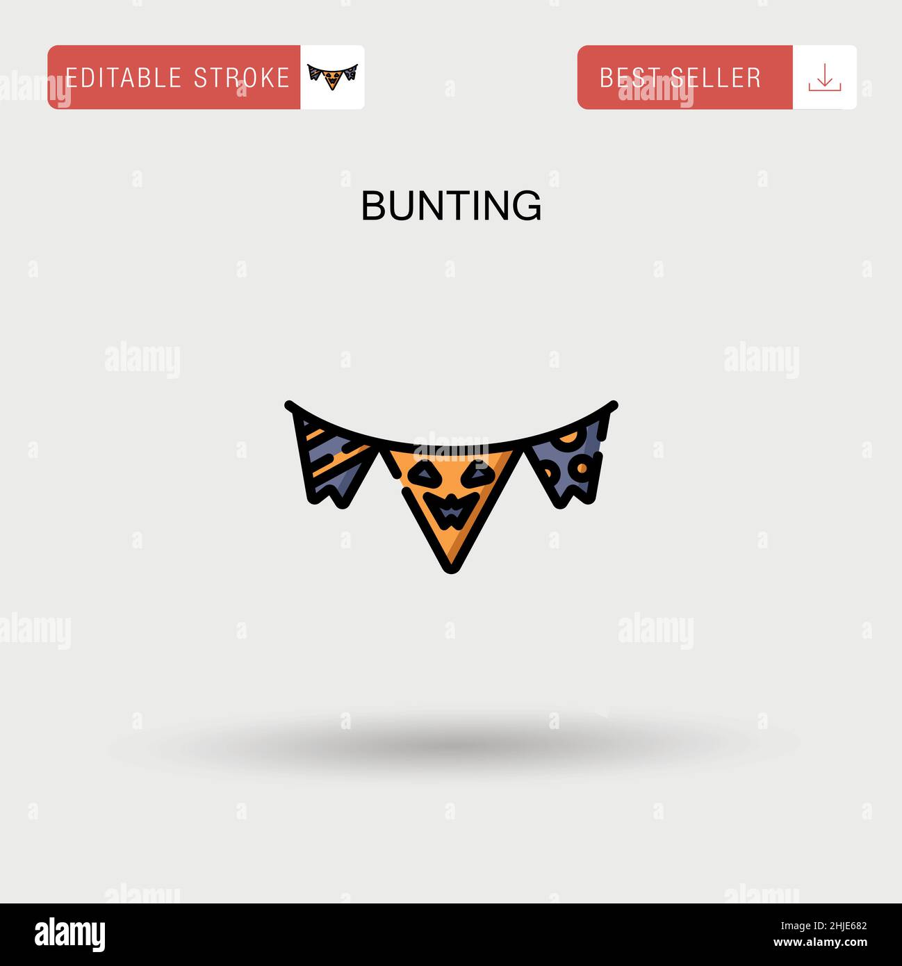 Bunting Stock Vector Images - Alamy