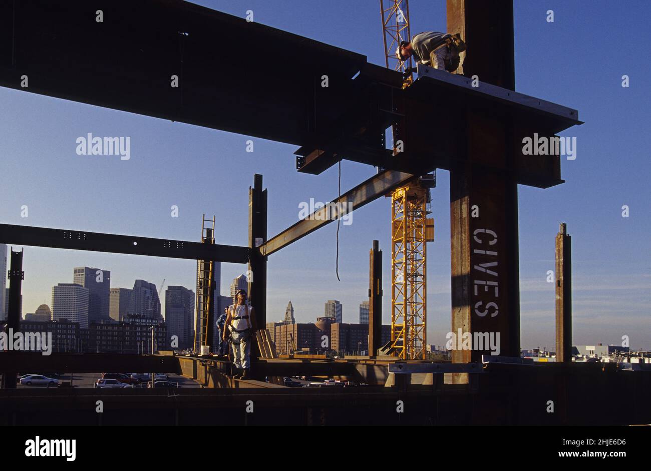 ( usa boston building construction Stock Photo - Alamy