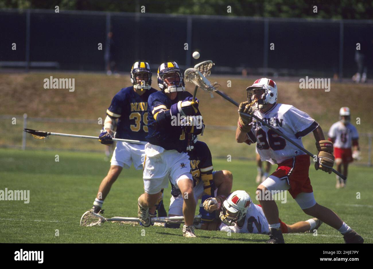 Usa new england Brown university Sport Lacrosse game Stock Photo - Alamy