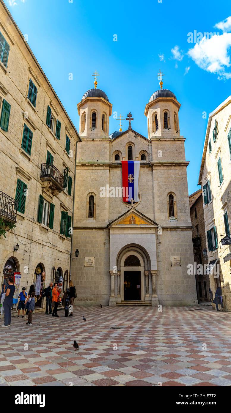 Kotor, Montenegro - May 30, 2019: Church of Saint Nicholas or crkva ...