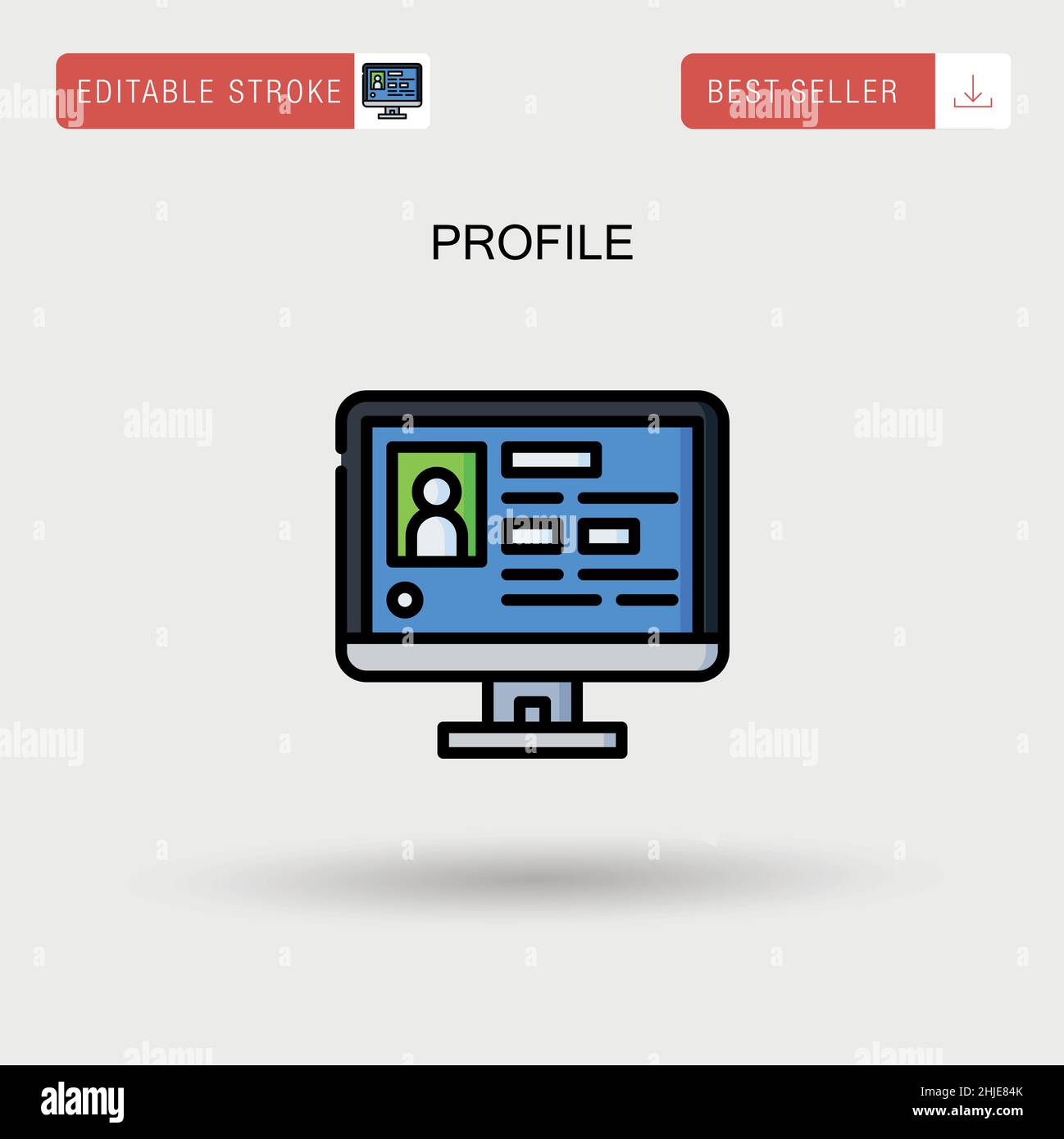 Profile picture Stock Vector Images - Alamy