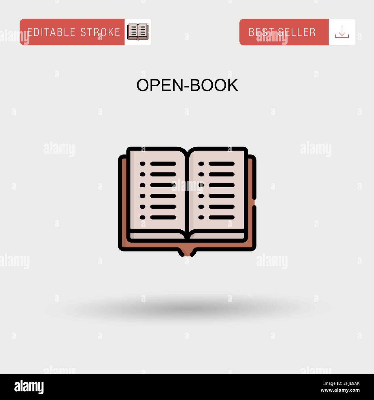 Open-book Simple vector icon Stock Vector Image & Art - Alamy