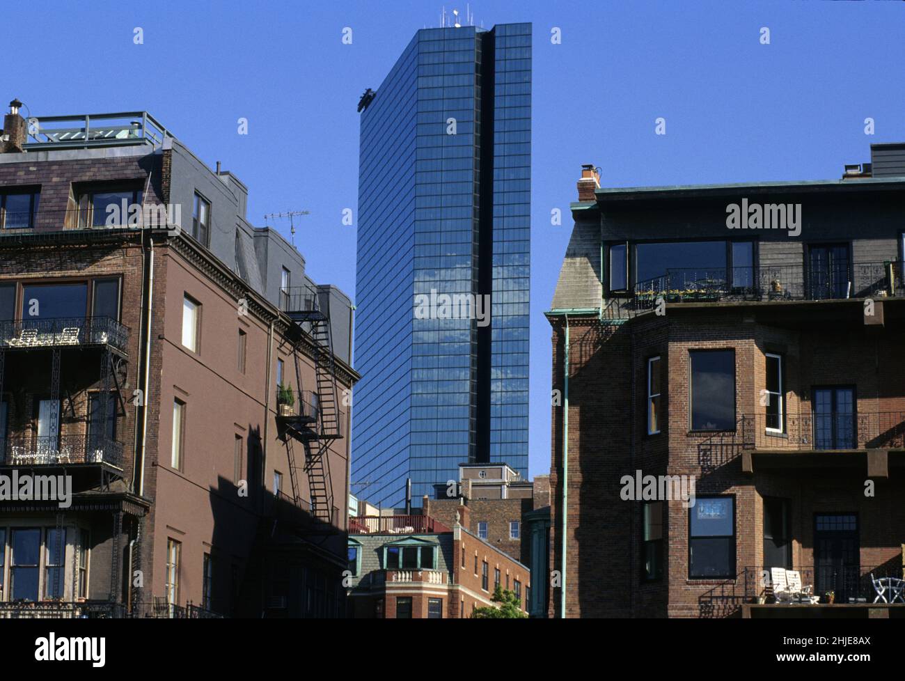 Hancock tower boston construction hi-res stock photography and images ...
