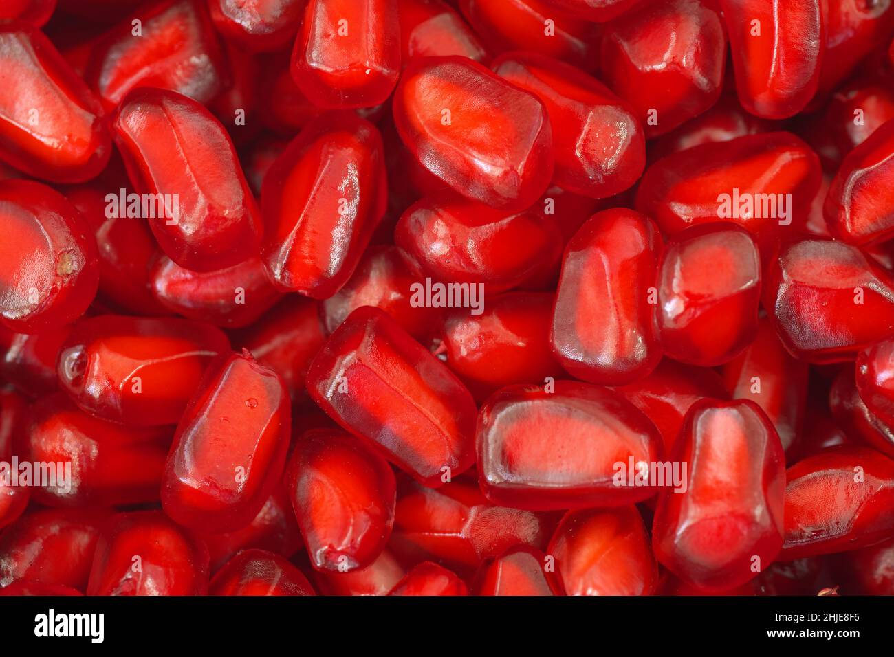 Macro texture of pomegranate. Element of food design Stock Photo - Alamy