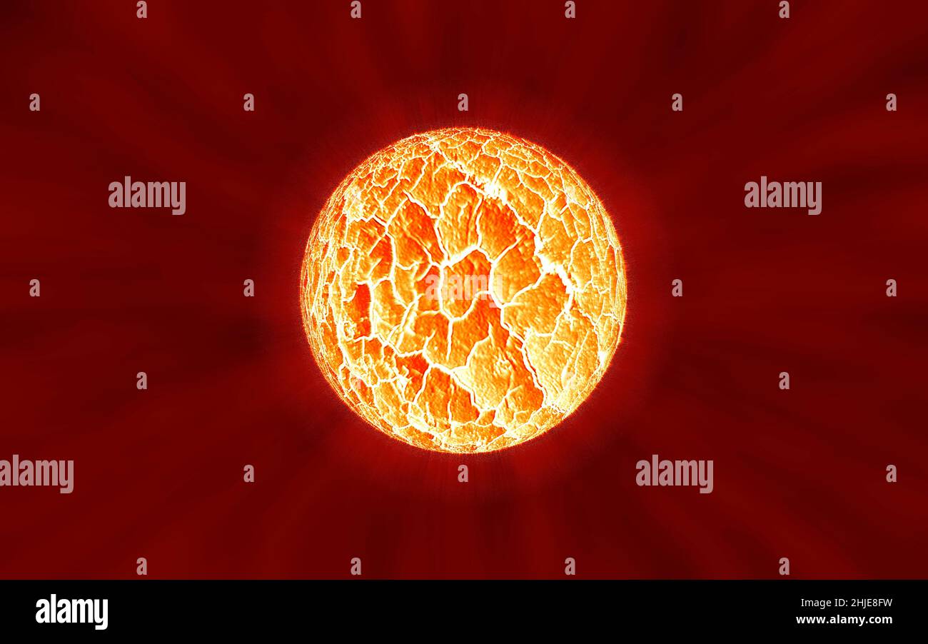 Sun. Global warming Stock Photo - Alamy