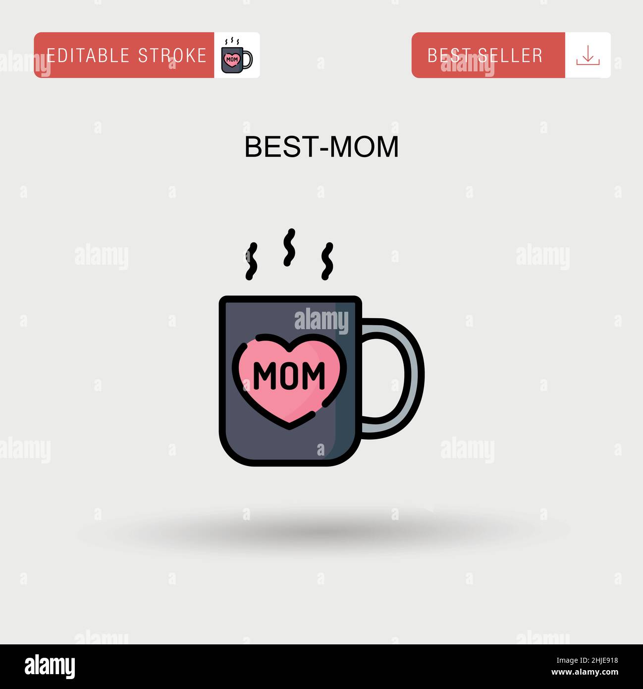 Best mothers ever banner Stock Vector Images - Alamy
