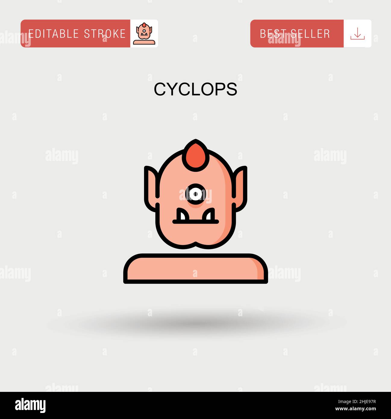 Cyclops design hi-res stock photography and images - Alamy