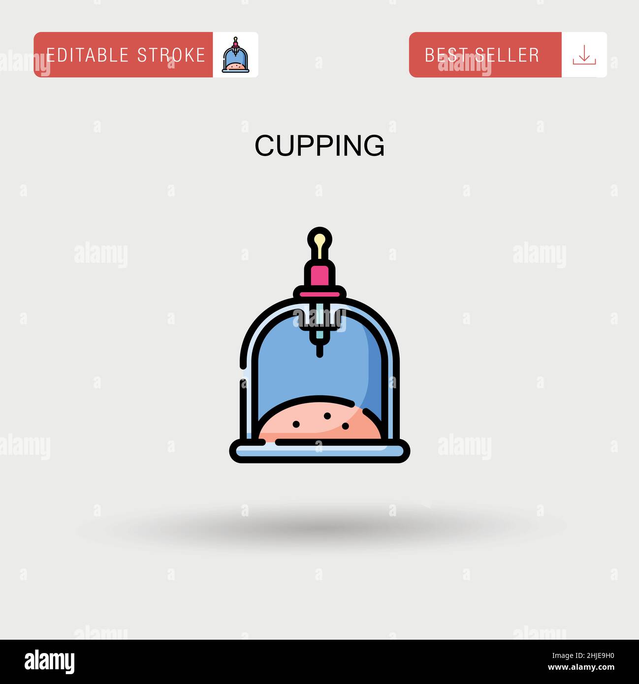 Cupping set Stock Vector Images - Alamy