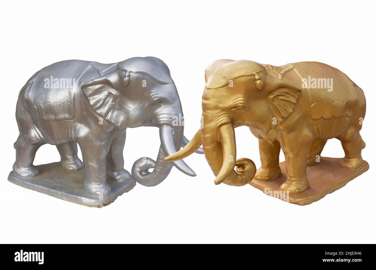 Silver elephant hi-res stock photography and images - Alamy