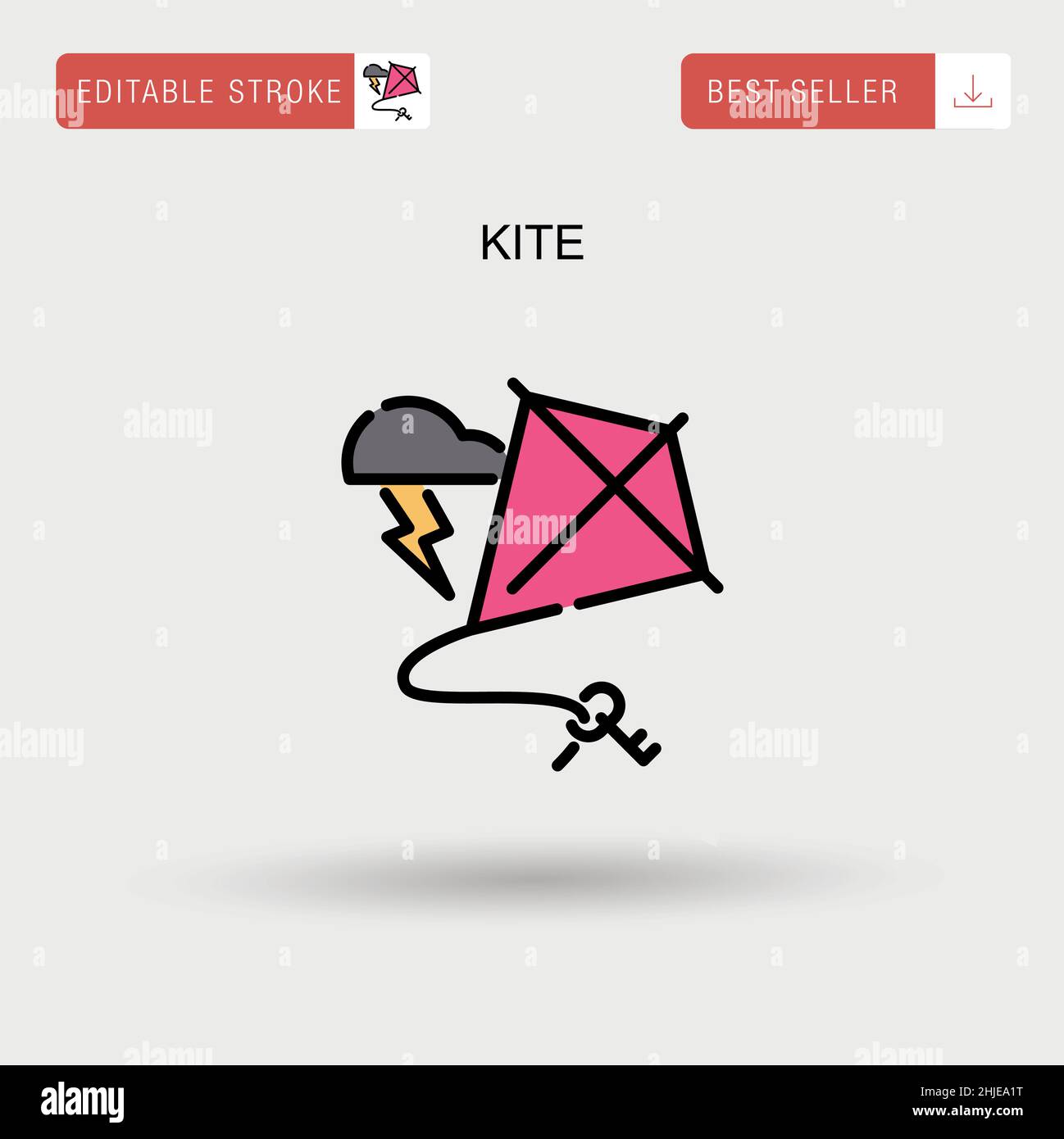 Colorful kite festival background flying Stock Vector Images - Alamy