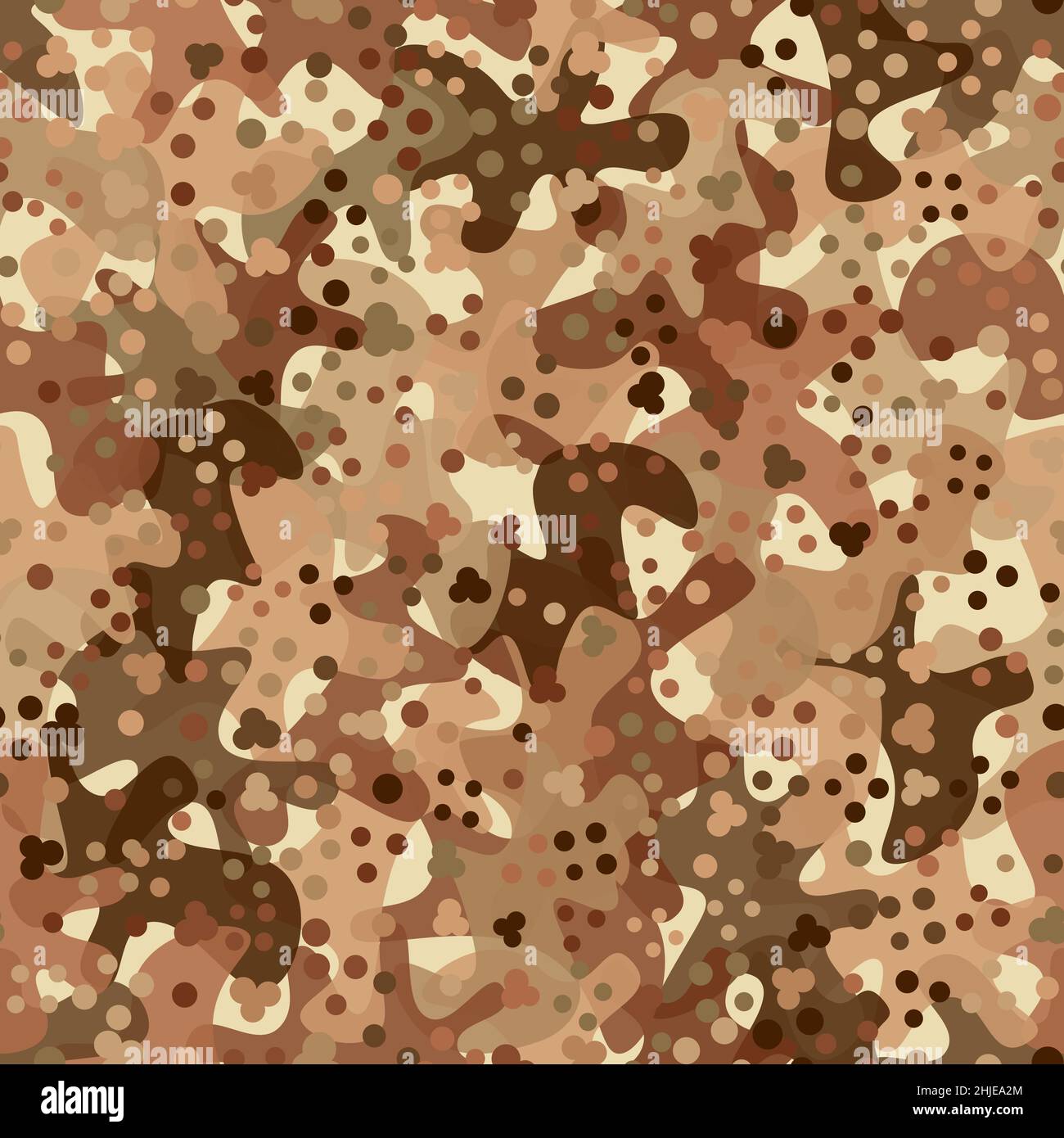 Military and hunting desert sand camouflage flecktarn seamless pattern Stock Vector Image & Art ...