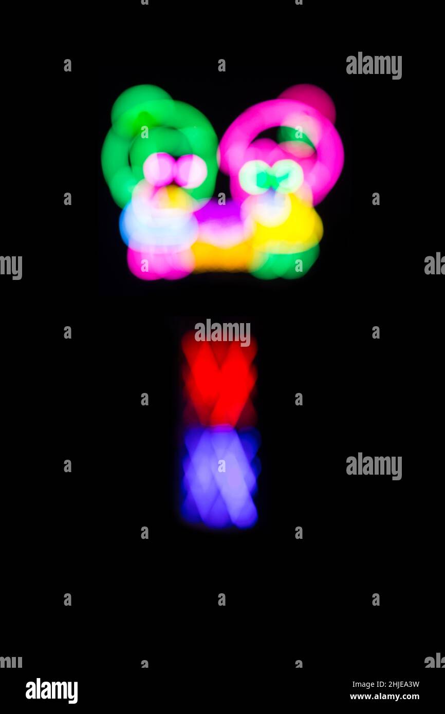 Multi colored neon lights hi-res stock photography and images - Alamy