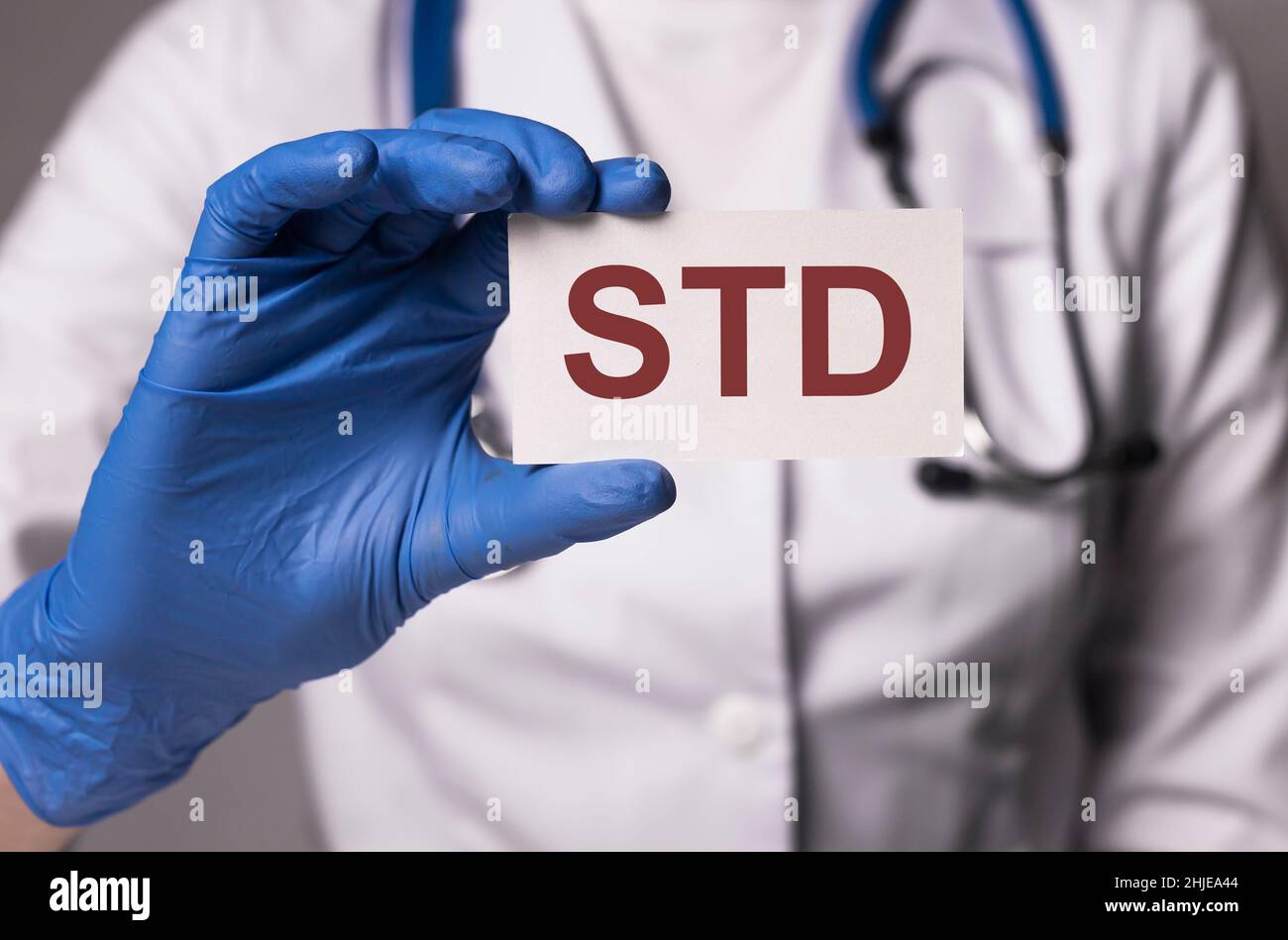 STD acronym, word. Medical disease in doctor hands Stock Photo - Alamy