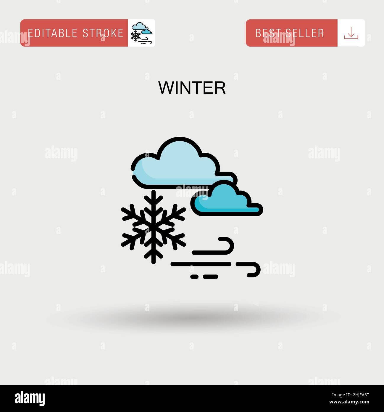 Happy winter snowy outdoor Stock Vector Images - Alamy