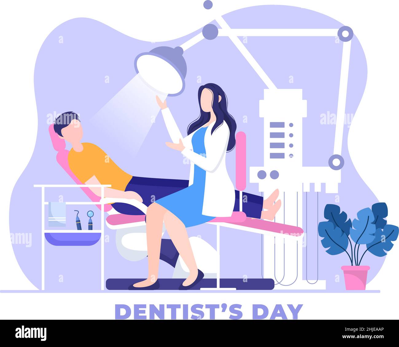 International dentist day Stock Vector Images - Alamy
