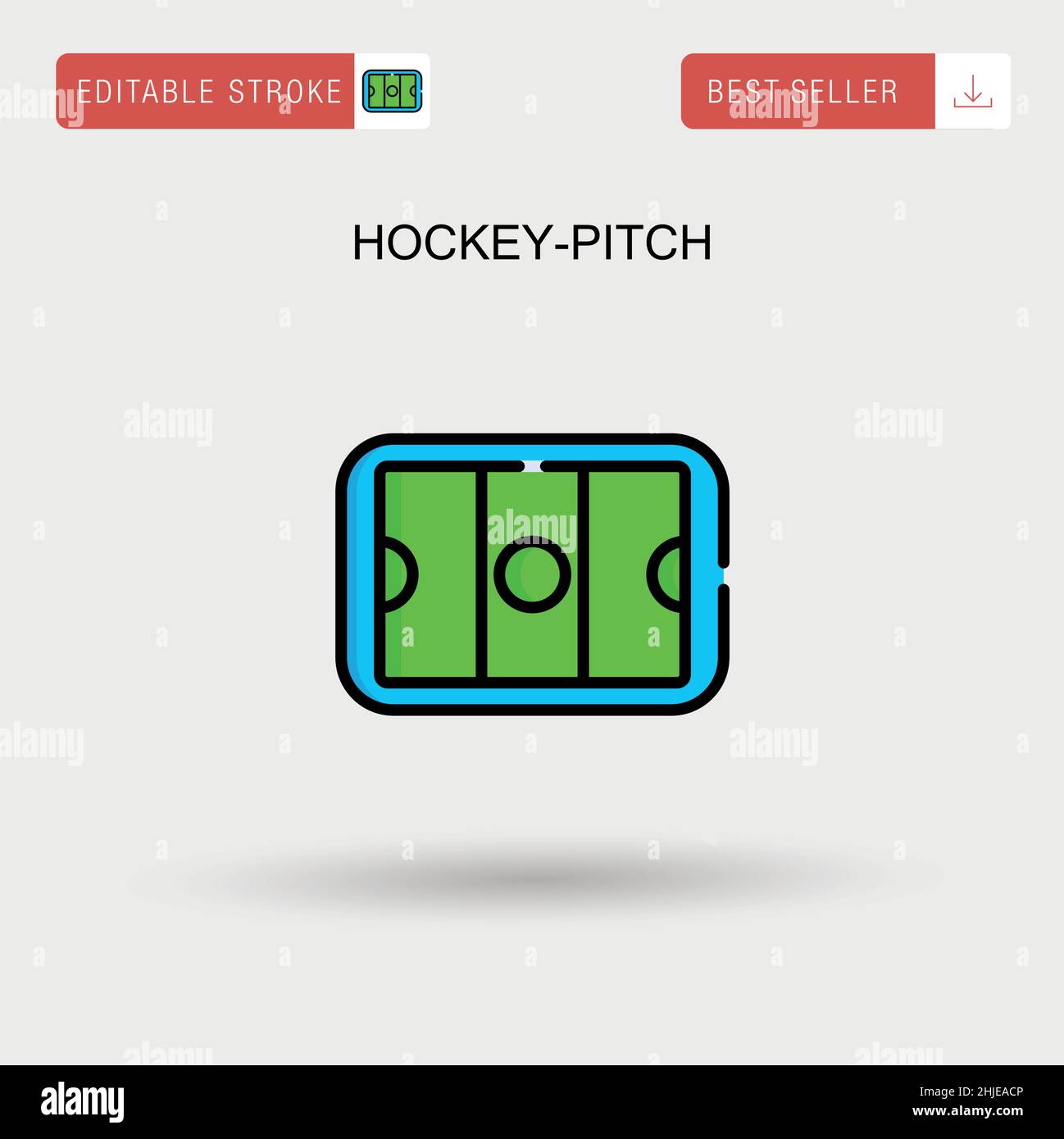Hockey sport game icon Stock Vector Images - Alamy